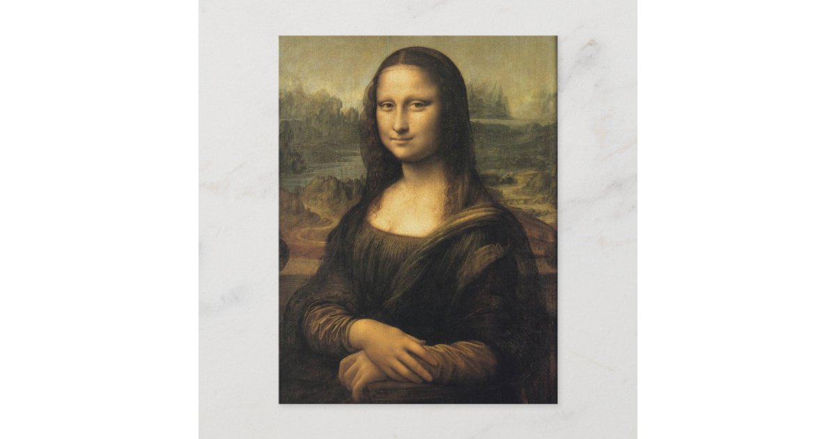 Mona Lisa Postcard | Zazzle