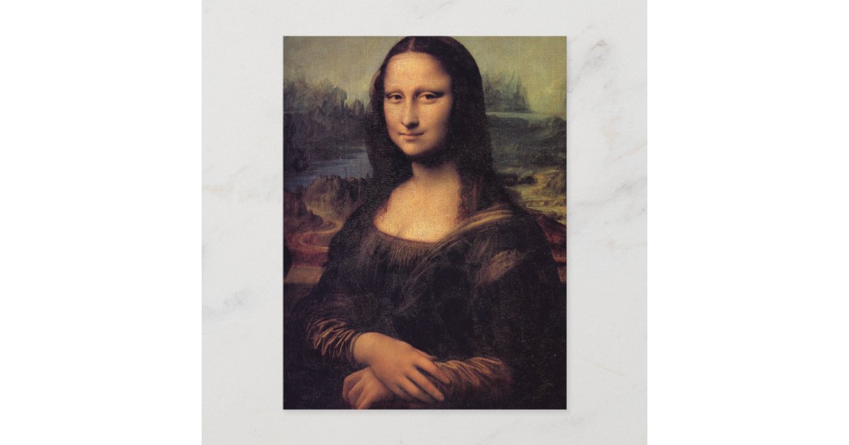 Mona Lisa Postcard | Zazzle