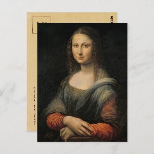 Mona Lisa Postcard (Alternate Version) | Zazzle