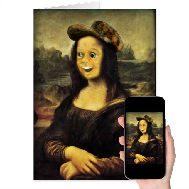 Mona Lisa, Put on a Happy Face | Zazzle