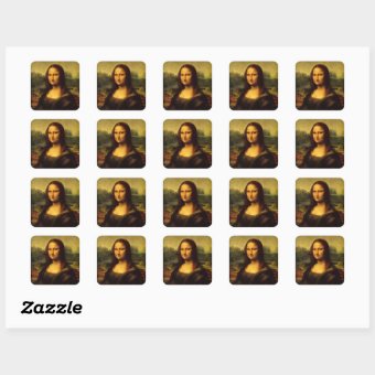 Mona Lisa Sticker | Zazzle