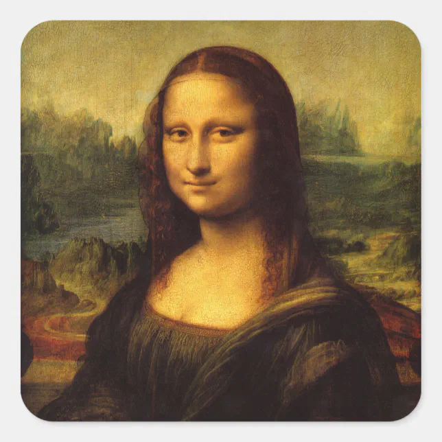Mona Lisa Sticker | Zazzle
