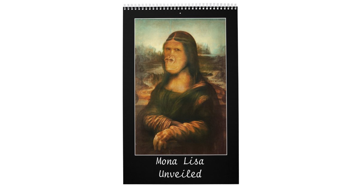 Mona Lisa Unveiled Calendar | Zazzle