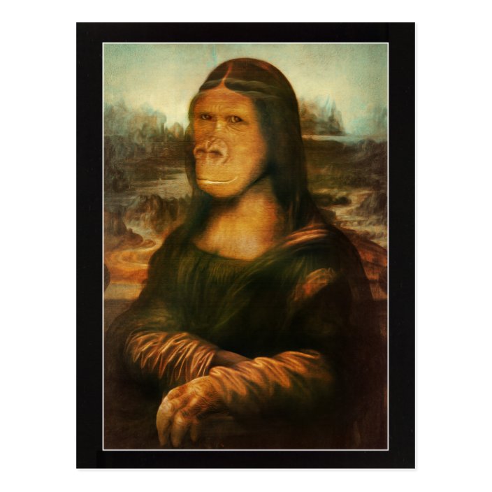 Mona Rilla aka Mona Lisa Postcard | Zazzle.com