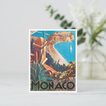 Monaco Monte Carlo France vintage Postcard | Zazzle