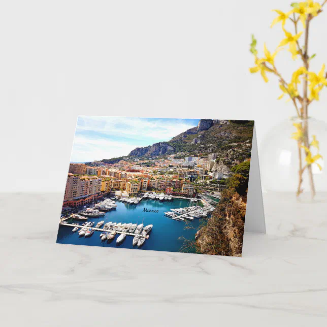 Monaco Port Card | Zazzle