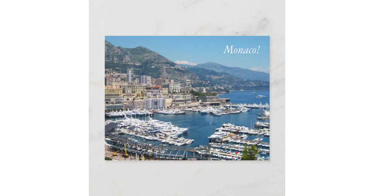 Monaco Postcard | Zazzle
