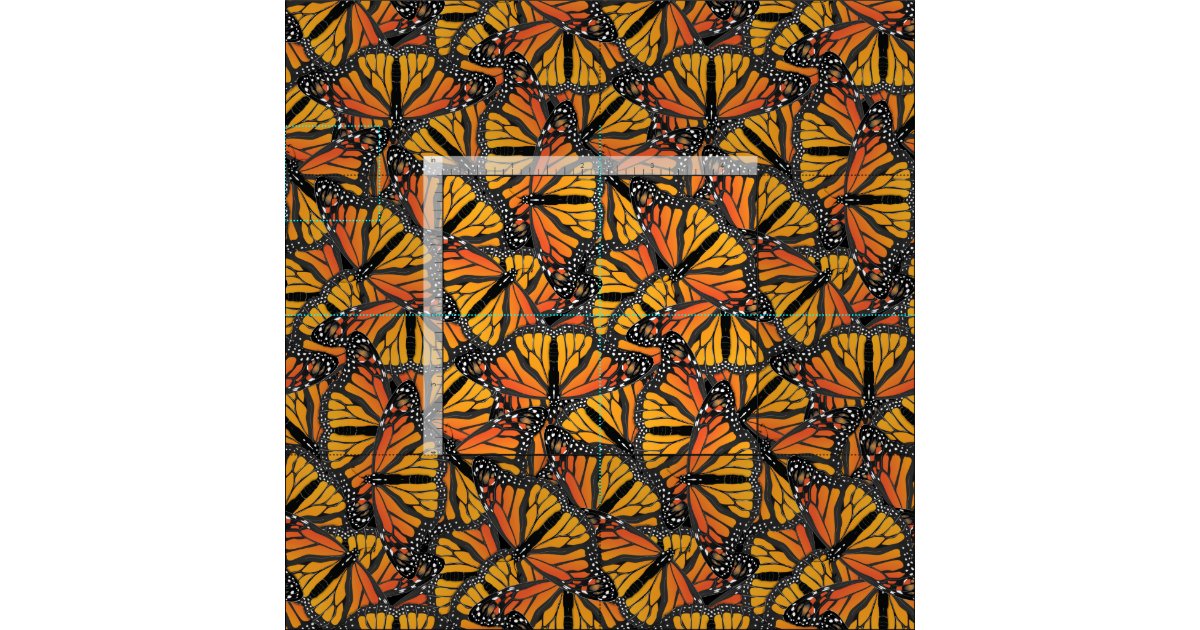 Monarch Butterflies Butterfly Fabric | Zazzle