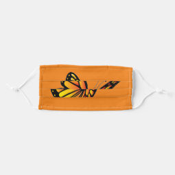 Monarch butterfly adult cloth face mask | Zazzle
