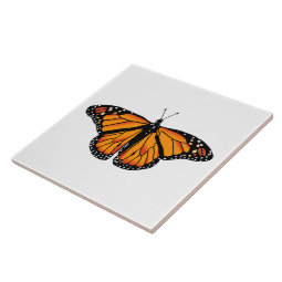 Monarch butterfly ceramic tile | Zazzle