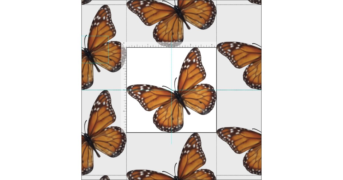 Monarch Butterfly Fabric | Zazzle