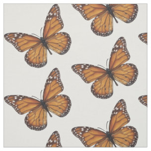 Monarch Butterflies Butterfly Fabric | Zazzle.com