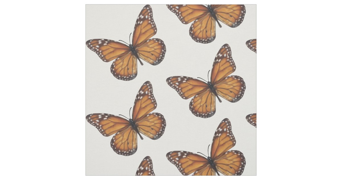 Monarch Butterfly Fabric | Zazzle