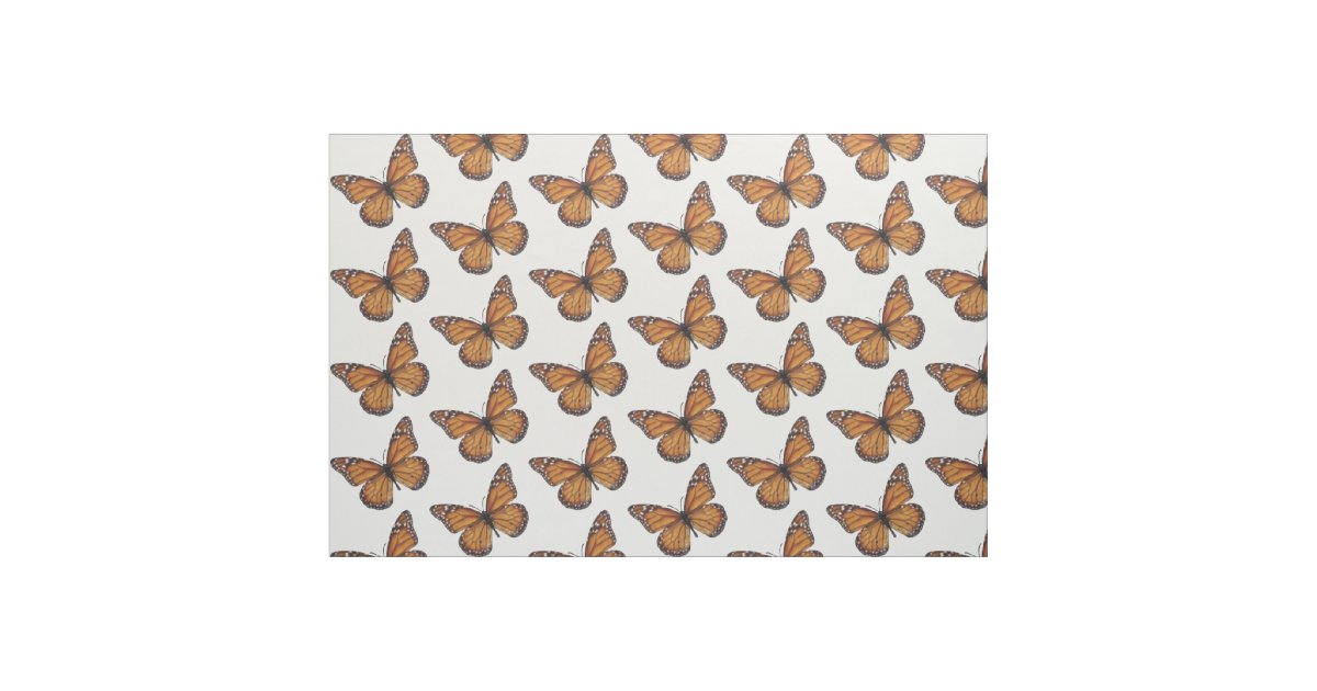 Monarch Butterfly Fabric | Zazzle
