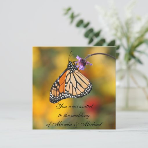 Monarch Butterfly Invitations | Zazzle
