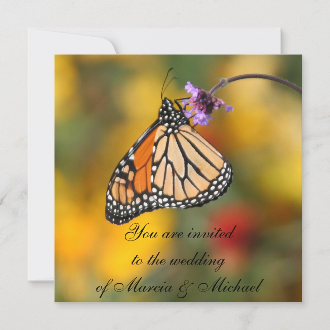 Monarch Butterfly Invitations | Zazzle