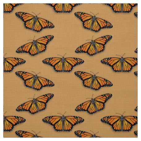 Monarch Butterfly Fabric | Zazzle