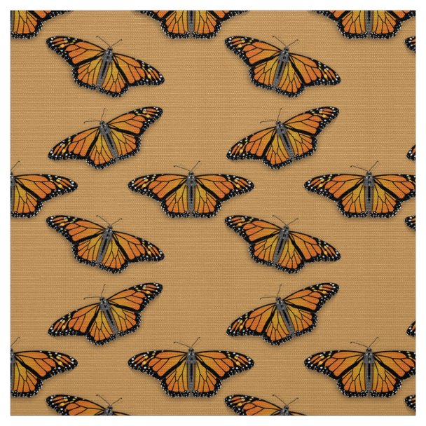 Monarch Butterfly Fabric | Zazzle