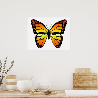 Monarch Butterfly Poster | Zazzle