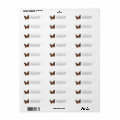 Monarch Butterfly Return Address Labels Stickers | Zazzle
