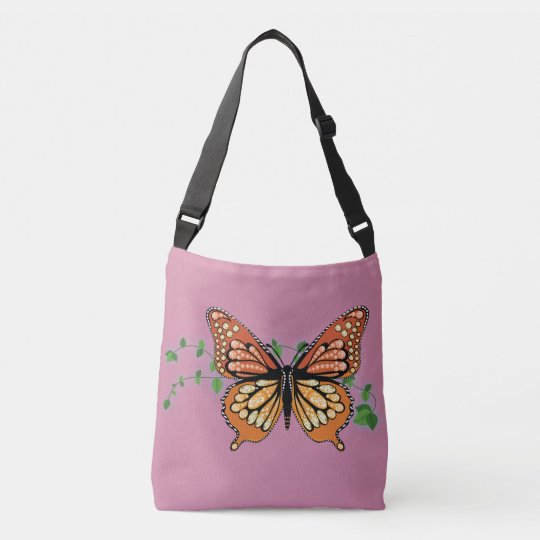 Monarch Butterfly Rhinestone Design Tote Purse Bag | Zazzle.com