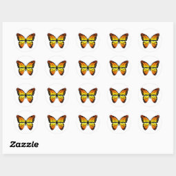 Monarch Butterfly Sticker | Zazzle