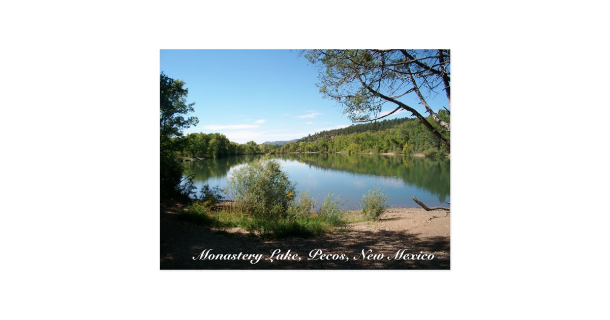 Monastery Lake, New Mexico Postcard | Zazzle.com