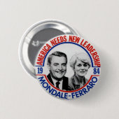 Mondale-Ferraro jugate - Button | Zazzle