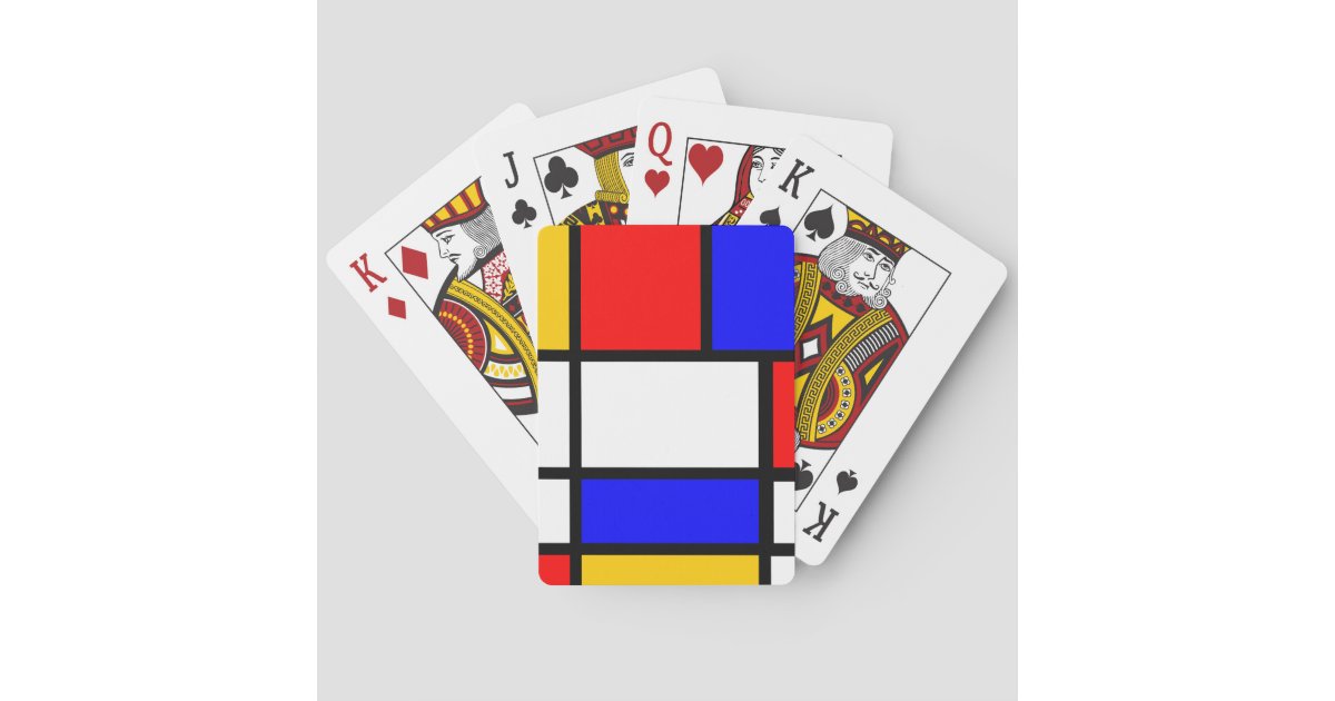 Mondrian Card Game | Zazzle