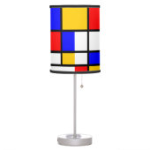 Mondrian Inspiration Table Lamp | Zazzle