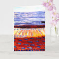 Mondrian - Sea After Sunset, colorful painting Card | Zazzle