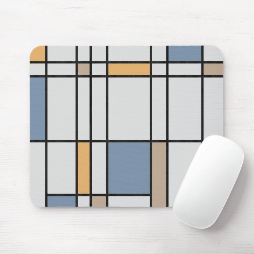 Mondrian's Modern Mouse Pad | Zazzle