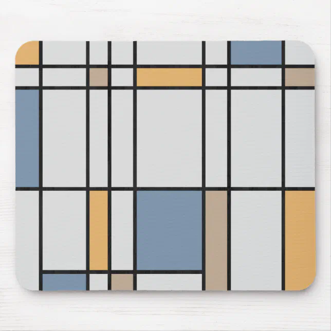 Mondrian's Modern Mouse Pad | Zazzle