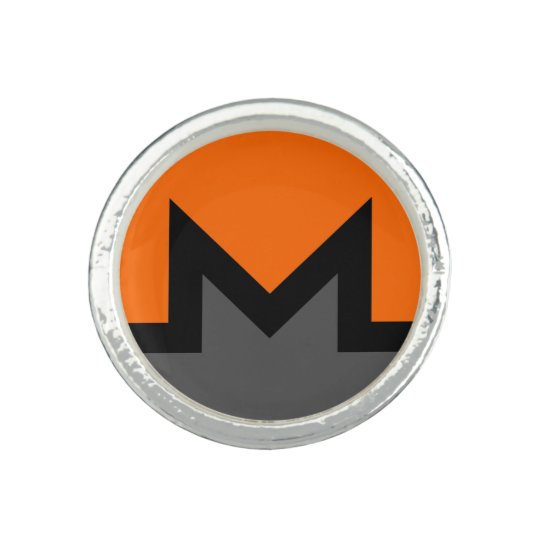 Monero Logo Symbol Cryptocurrency Coin Ring | Zazzle.com