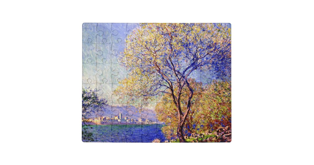 Monet - Antibes Seen from the Salis Gardens, Jigsaw Puzzle | Zazzle