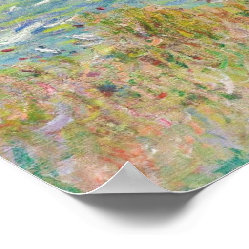 Monet Cliff Walk at Pourville Poster | Zazzle
