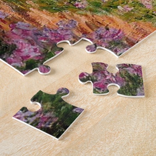 Monet - Irises in Monet's Garden Jigsaw Puzzle | Zazzle.com