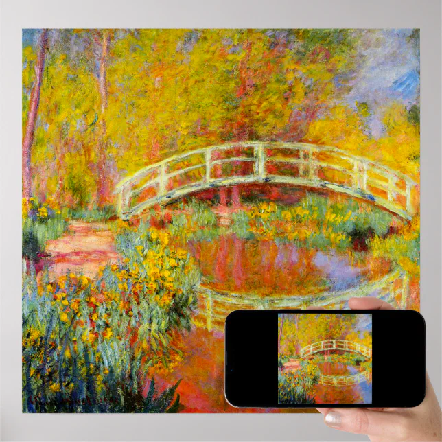Monet Japanese Bridge Poster | Zazzle