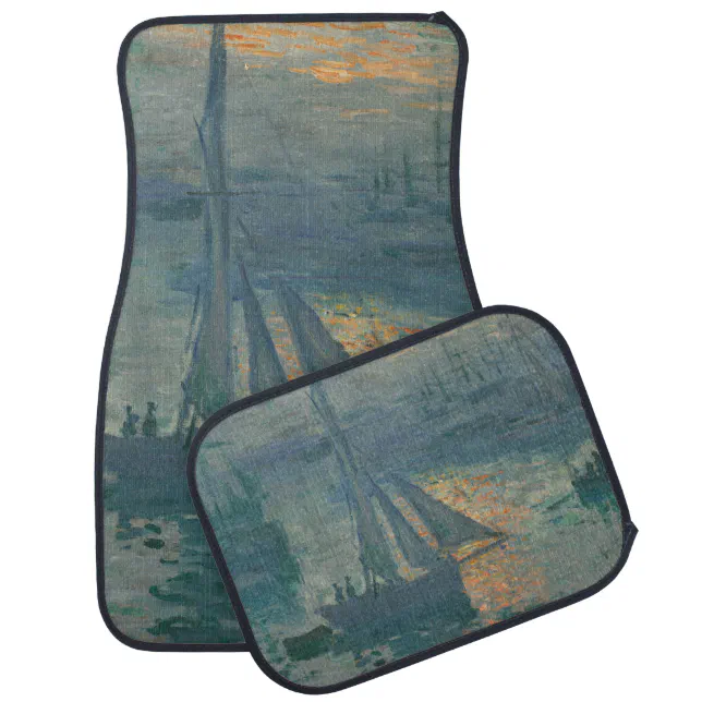 Monet Sunrise Marine Impressionism Painting Car Floor Mat | Zazzle