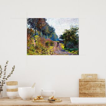 Monet - The Sheltered Path Poster | Zazzle