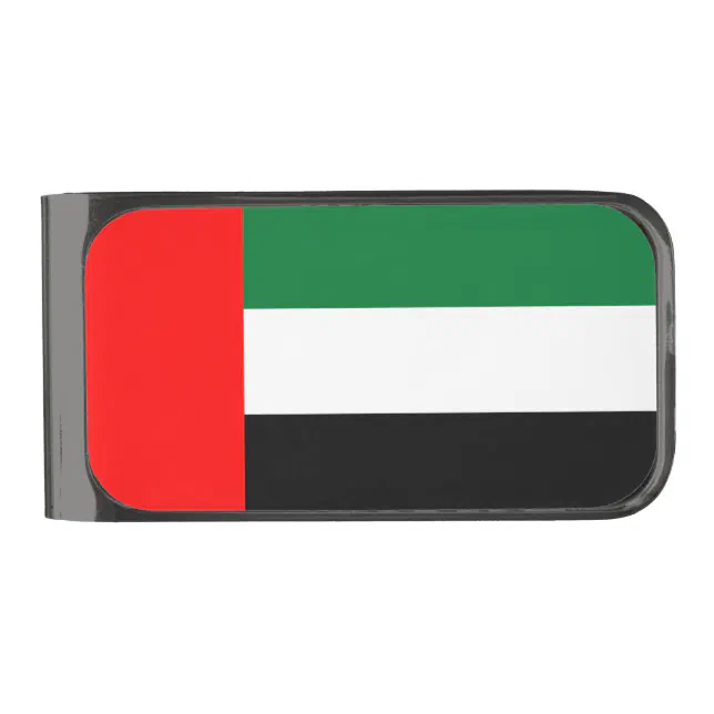 Money Clip with flag of UAE | Zazzle