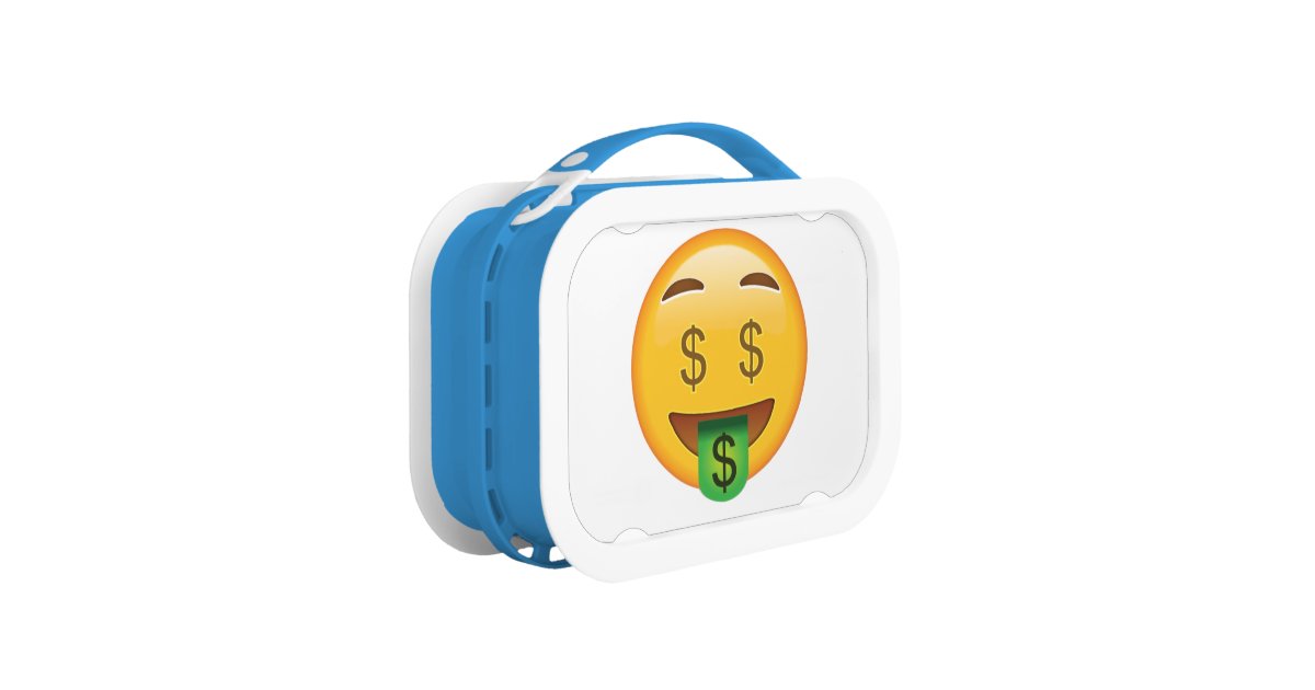 Money Face - Emoji Lunch Box | Zazzle.com