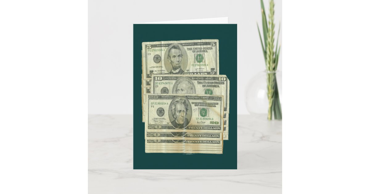 Money Greeting Card | Zazzle