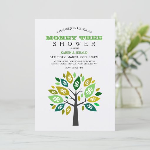 Money Tree Shower Invitation | Zazzle