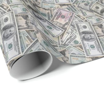 money wrapping paper | Zazzle