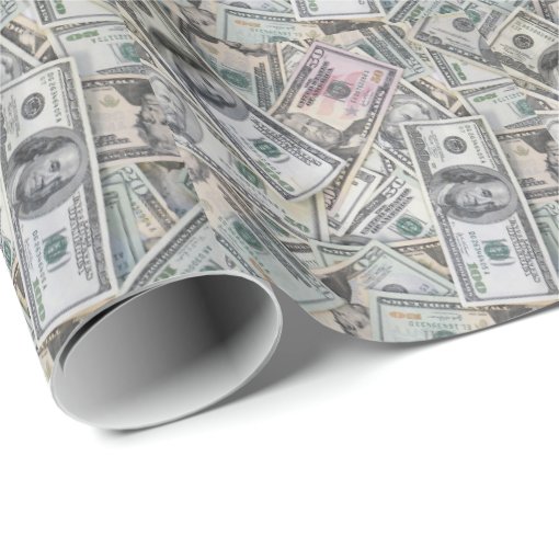 money wrapping paper | Zazzle