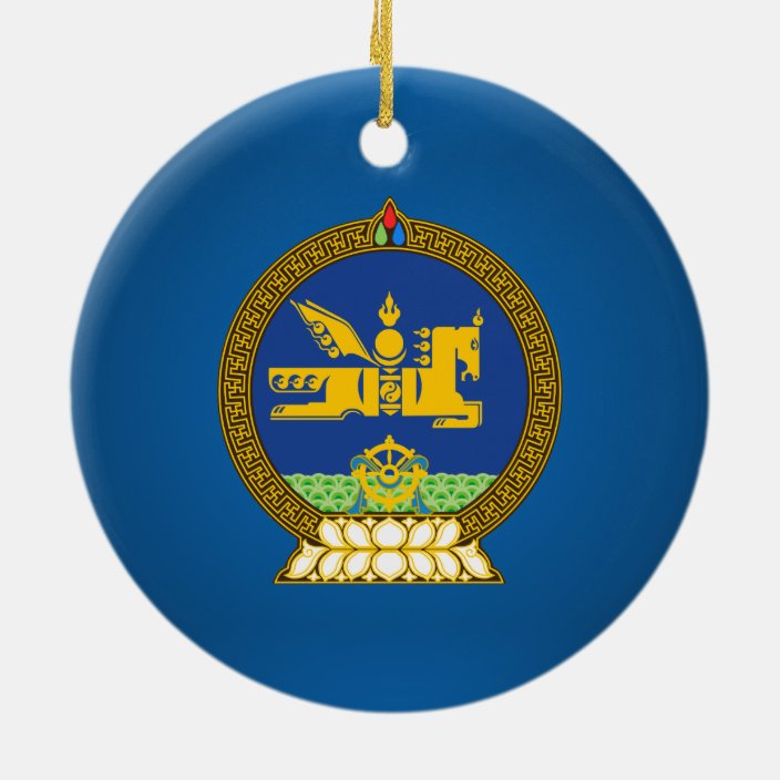 Mongol (Mongolian emblem Ceramic Ornament | Zazzle.com