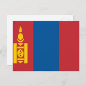 Mongolia Flag Postcard | Zazzle