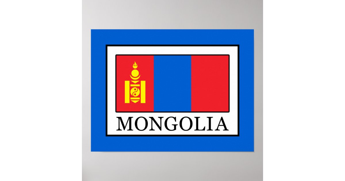 Mongolia Poster | Zazzle