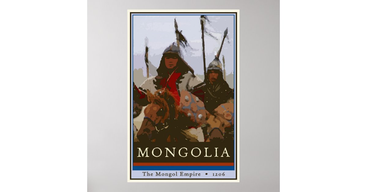 Mongolia Poster | Zazzle